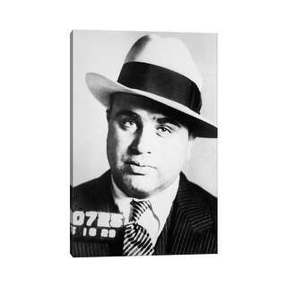 iCanvas "1920s Prison Mug Shot Of Chicago Gangster Scarface Al Capone ...