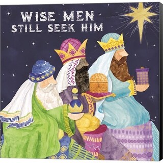 Tara Reed 'Come Let Us Adore Him I-Wise Men' Canvas Art - Bed Bath ...