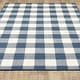 Style Haven Gingham Check Indoor/Outdoor Area Rug.. - Bed Bath & Beyond ...
