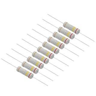 10Pcs 5W 0.24 Ohm Tolerance Carbon Film Resistor, Axial Resistors Kit ...