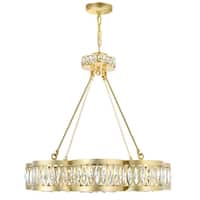 Nova 8 Light Chandelier With Champagne Finish - Bed Bath & Beyond - 22677796