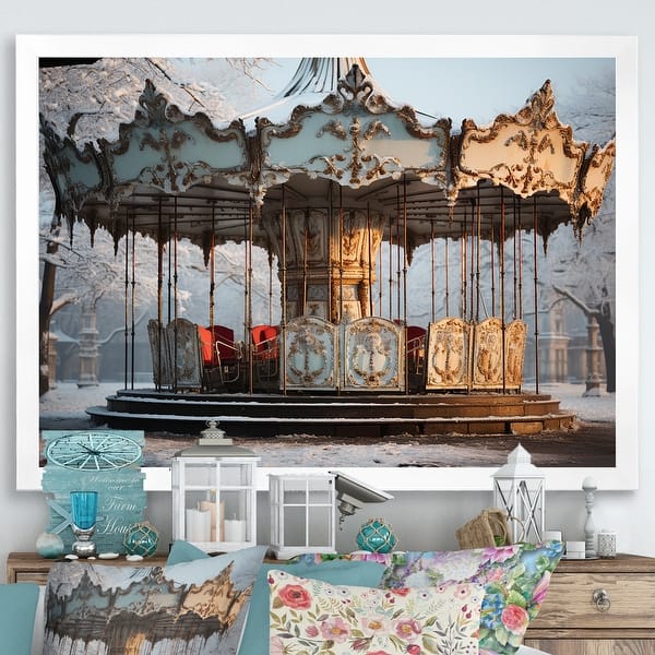 carousel framed art