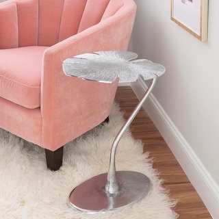 Norwich Silver Leaf Side Table - Bed Bath & Beyond - 34382310