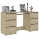 Writing Desk,Storage Spaces Desk,Office Desk,Solid Wood Desk,Secretary ...