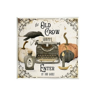 Stupell Vintage Old Crow Shoppe Wall Plaque Art Design by Deane Beesley ...