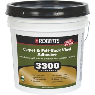 Q.E.P./Roberts 4Gal Mlt Max300 Adhesive 3300-4 Unit: EACH - Bed Bath ...