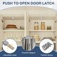 Magnetic Push Latches, Push to Open Door Latch Cabinet Hardware Hidden ...