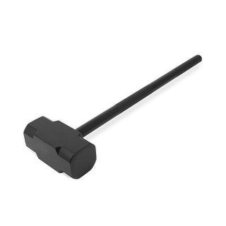 BodyKore Steel Power Hammer- Black Powder Coat Finish- 4kg/9lb- Sledge ...