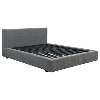 Gregory Upholstered Platform Bed Graphite - Bed Bath & Beyond - 36724190