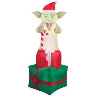 Star Wars Yoda Holiday Airblown Inflatable - multi - red, green, white ...
