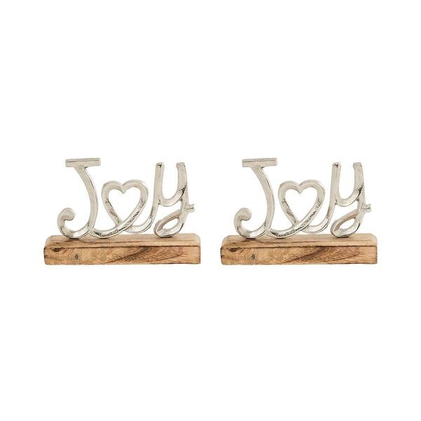 Joy Table Decor (Set of 2) - Bed Bath & Beyond - 37528690