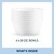 18-Piece Dinnerware Set, Service for 6 - Dinnerware Set + Bowls Set of ...