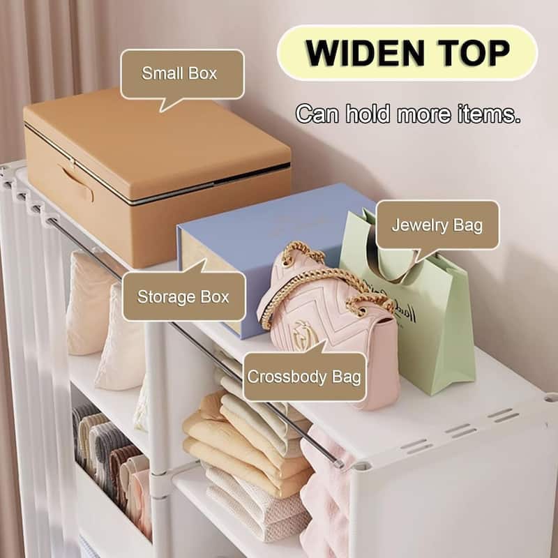 Freestanding Display Cube Bookshelf,Double Row Multi-purpose Storage ...