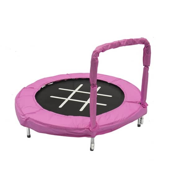 48 Inch Trampoline Indoor Outdoor Fun Tic Tac Toe Bouncer For Kids ...