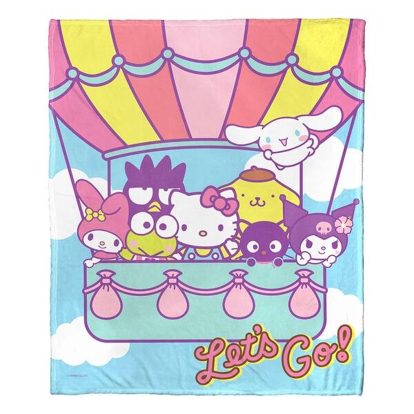 Sanrio Hello Kitty Flying Together Silk Touch Throw - Bed Bath & Beyond ...