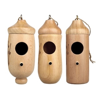 Natural Wooden Hummingbird Nesting House - Bed Bath & Beyond - 40706793
