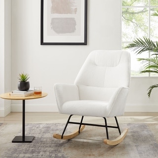 Minimore 28.3" Princess Norn Rocking Chair Upholstered with Wool - Bed ...