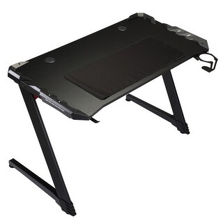 Home Office Gaming Desk Gaming Computer Desk,Z Shape Leg Table - Bed ...