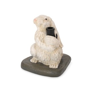 Bochas Outdoor Rabbit Umbrella Base, Matte White - Bed Bath & Beyond ...