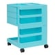 Studio Designs Kubx Pro Mobile Rotating 4-Sided Storage Organizer - 18 ...