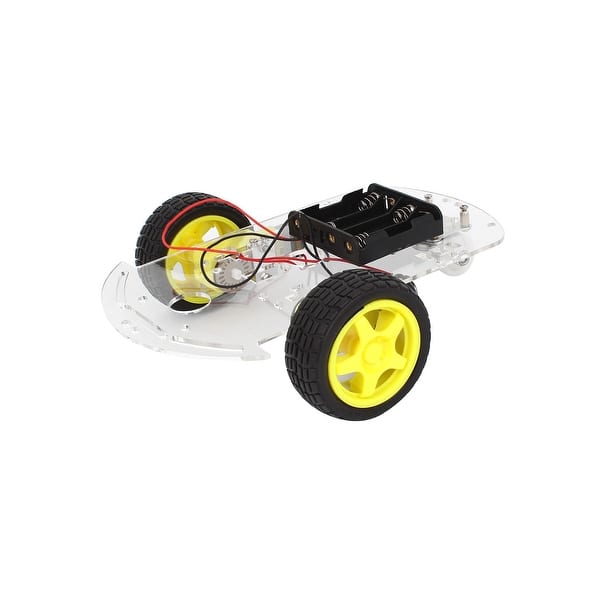 2WD Motor Smart Robot Car Chassis Speed Encoder Battery Box Kit for ...