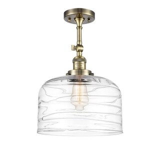 Innovations Lighting 201F-16-12-L Bell Semi-Flush Bell 12" Wide - Bed ...