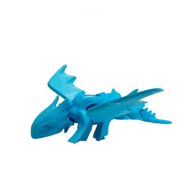 3D Printed Sky Blue Winged Dragon Figurine - Bed Bath & Beyond - 42336326