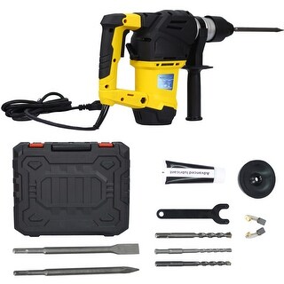 Heavy Duty Rotary Hammer Drill 13 Amp - Vibration Control, 3 Functions ...