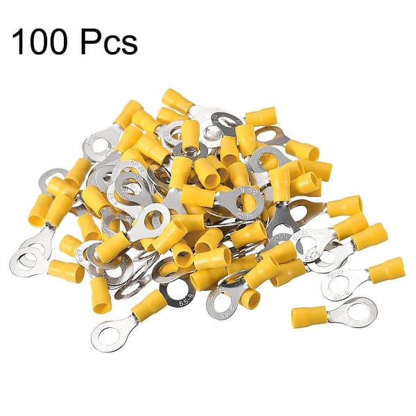 RV5.5-8 Electrical Crimp Terminal Ring-Spade Wire Connector for AWG12 ...