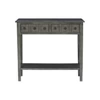 Sadie 38-inch Distressed Console Table - On Sale - Bed Bath & Beyond ...