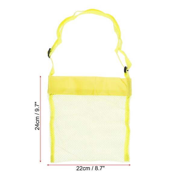 Mesh Beach Bag, Small Sand Backpack Sea Shell Tote Bags with Straps ...