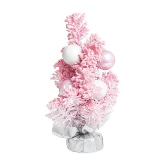 Transpac Artificial 12 in. Multicolored Christmas Celebration Tree ...