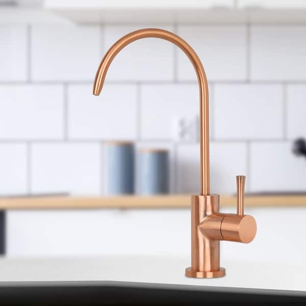 brushed copper tap