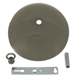 5 in.Round Grey Box Cover in Plastic-Stainless Steel American ...