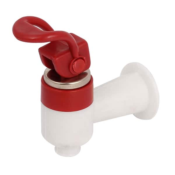 Home Office Red White Plastic Push Type Tap Faucet for Water Dispenser ...