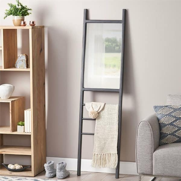 Modern Ladder Mirror Gray - 18"x70" - Bed Bath & Beyond - 38188247