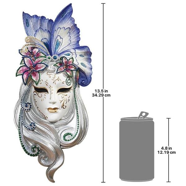 Design Toscano Mask of Venice Wall Sculpture - Butterfly Mask - Bed ...