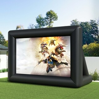 22FT Inflatable Projector Screen For Outside Includes Inflation Blower ...