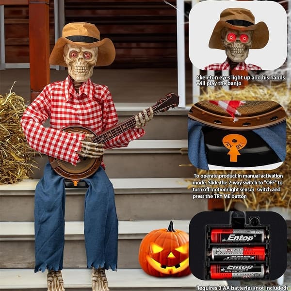 skeleton banjo player