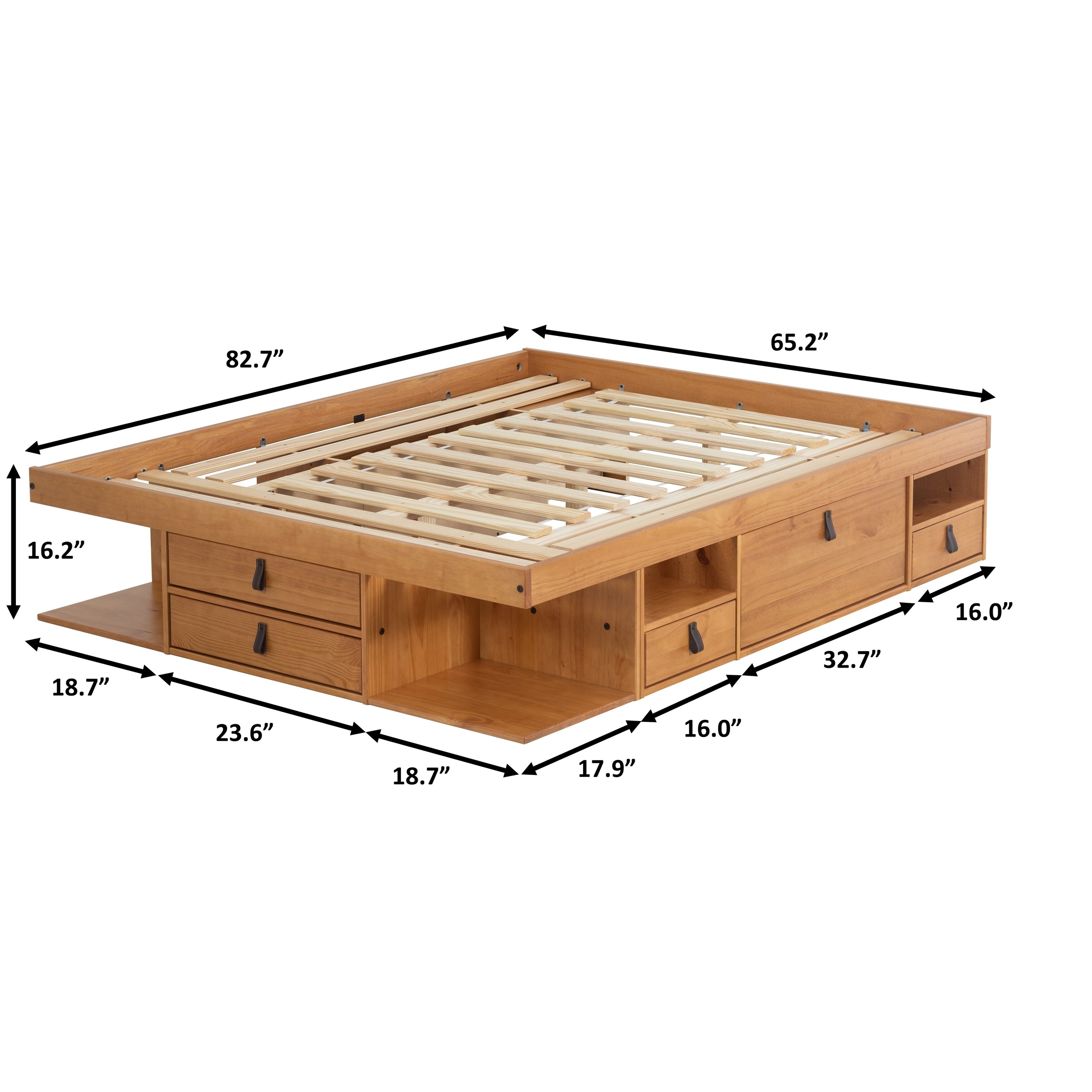 Copper Grove Rivne Storage Platform Bed with Drawers and Shelves Bed Bath Beyond 29106918