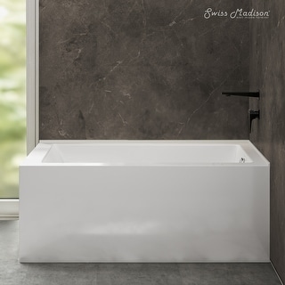 Voltaire 72 X 36 Right Drain Soaking Alcove Corner Apron Bathtub In ...