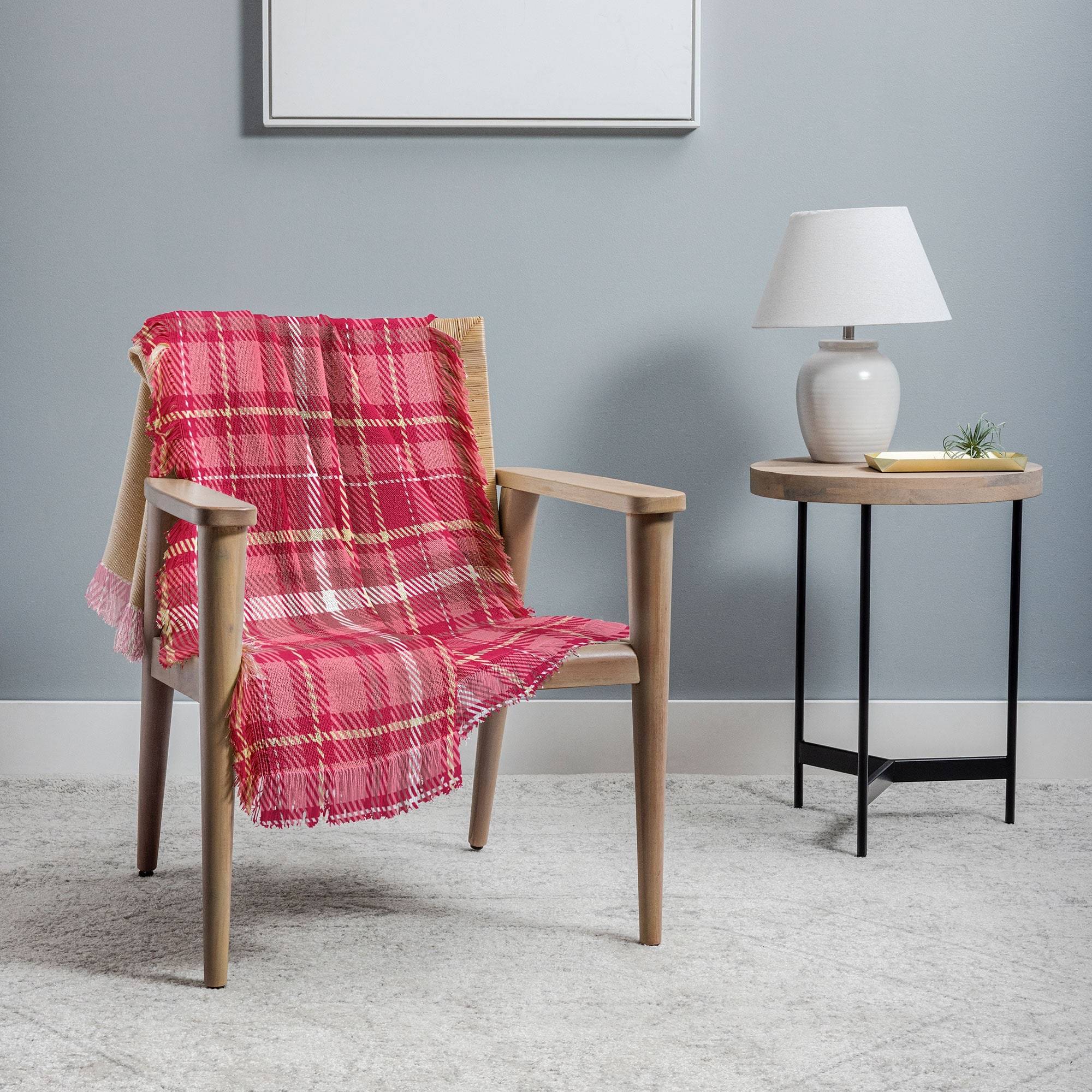 Pink Plaid Blankets and Throws | Shop our Best Blankets Deals Online at ...