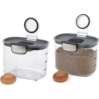 Progressive International ProKeeper+ Clear Plastic Airtight Food Baker ...