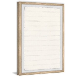 'Faint Lines' Framed Painting Print - Bed Bath & Beyond - 35909139