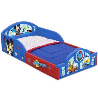 Mickey Mouse Plastic Sleep and Play Toddler Bed - Bed Bath & Beyond ...