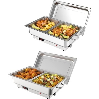 2-Pack 4.5QT Electric Heated Buffet Plate Set - Bed Bath & Beyond ...