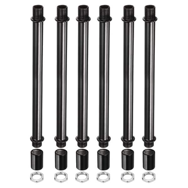 6set M10x1 Threaded Extension Rod Kit 150mm Coupling Nut with Pipe Hex ...