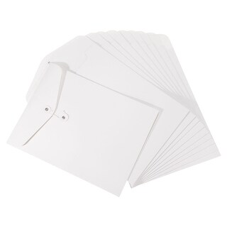 10pcs String Envelope File Folders, A4 Document Holder Filing Jacket ...