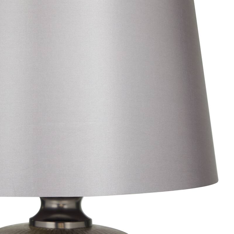 Elegant Silver Glass Table Lamp - Overstock - 35533293