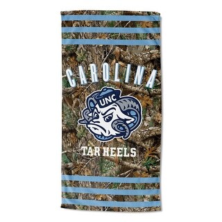 UNC Real Tree Stripes Beach Towel - 30x60 - Bed Bath & Beyond - 38077366